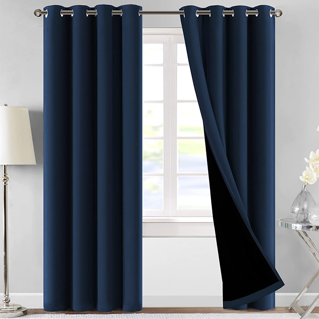 Self Jacquard blackout curtains In Pakistan